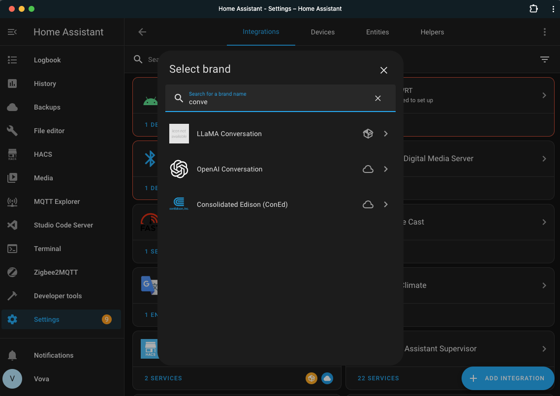 Connecting AI (Ollama) to control Home Assistant